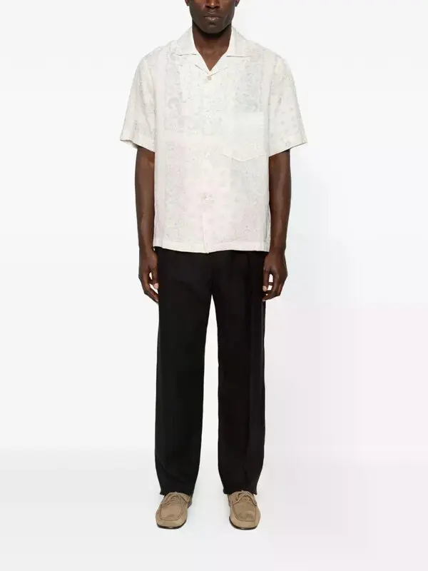 Eleventy Paisley Shirt