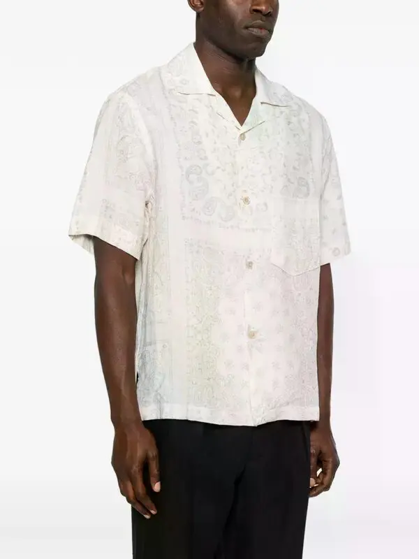 Eleventy Paisley Shirt