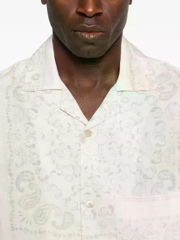 Eleventy Paisley Shirt