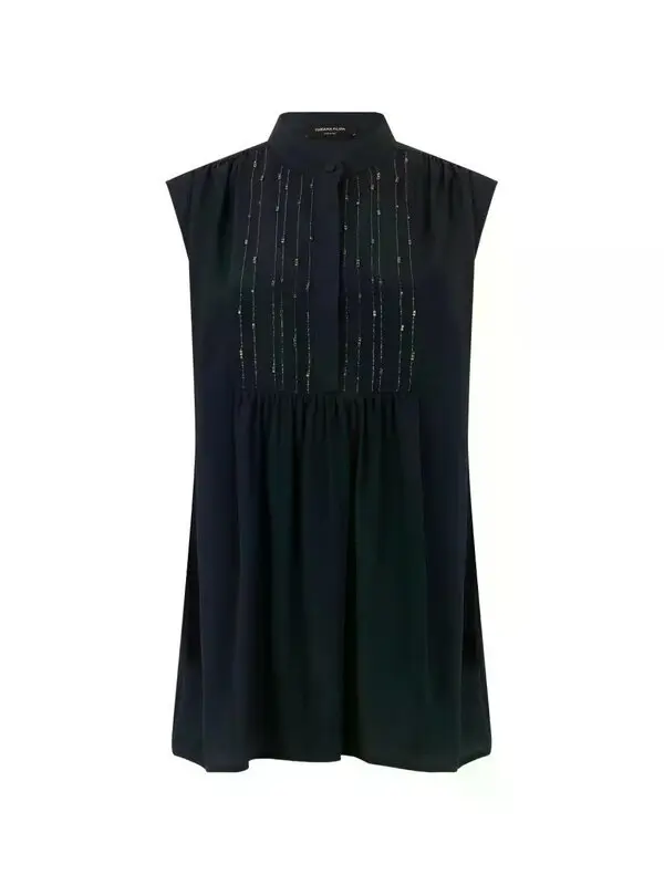 Fabiana Filippi Sleeveless Embellished Blouse