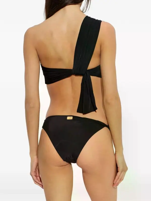 Balmain One-shoulder Knotted Bikini