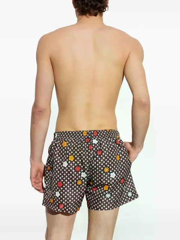MAISON MARGIELA Floral Print Drawstring Swim Shorts