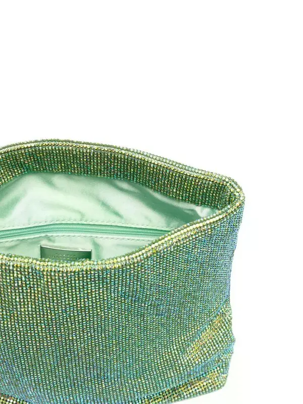 TWENTY FOURHAITCH Varadero Crystal Clutch Bag - Green