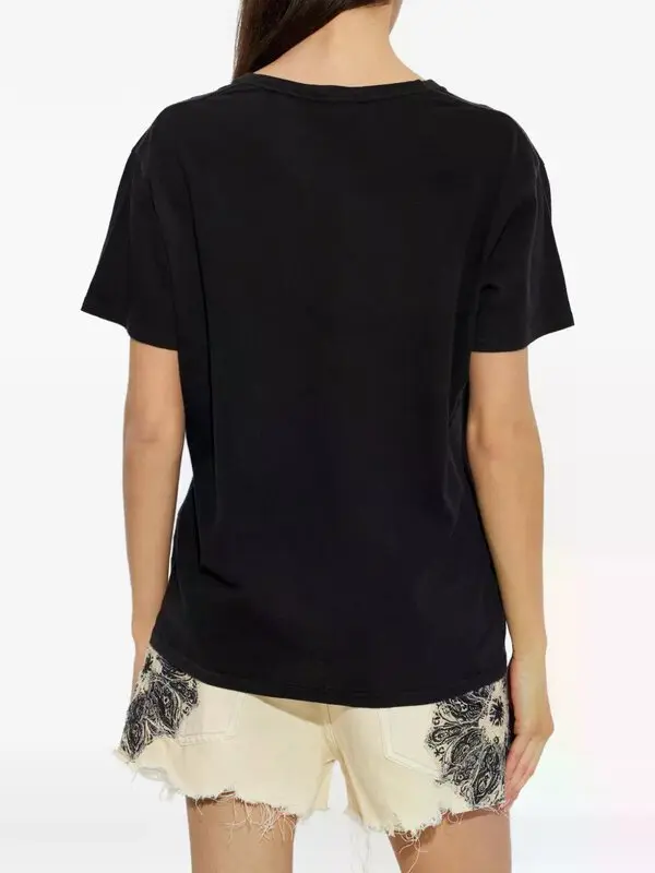 R13 Slogan Print Crewneck T-shirt