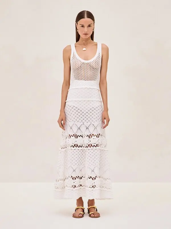 Alexis Aleala Crochet Maxi Dress
