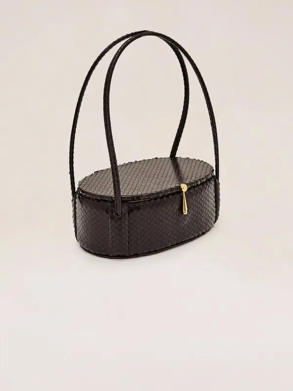 Alexis Constance Oval Top-handle Handbag