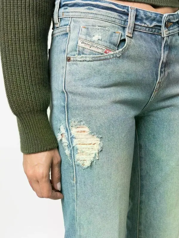 DIESEL® D-ebbey Flared Jeans - Blue