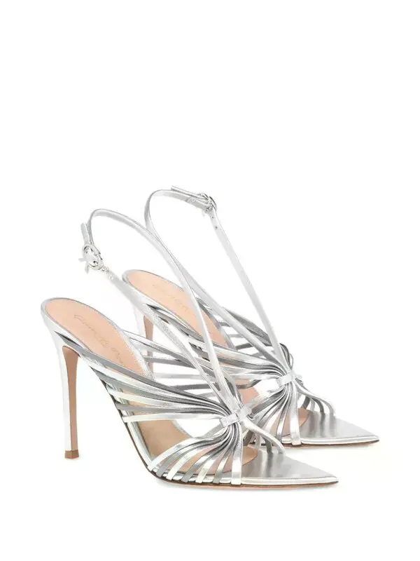 GIANVITO ROSSI Strappy Pointed-toe Sandals