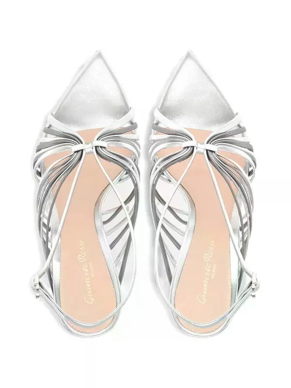 GIANVITO ROSSI Strappy Pointed-toe Sandals