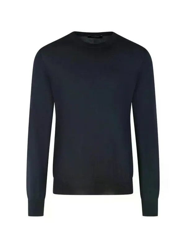 GRAN SASSO Fine Knit Crew Neck Sweater