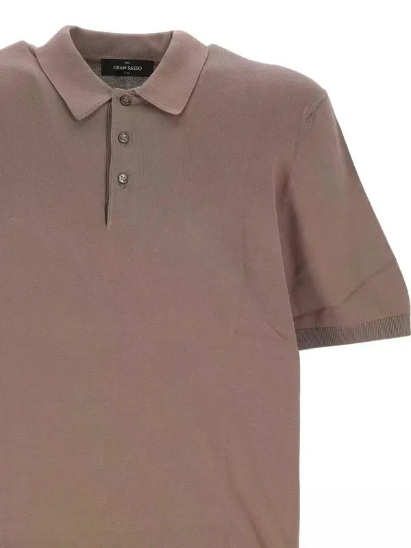 GRAN SASSO Short-sleeve Polo Shirt - Neutrals