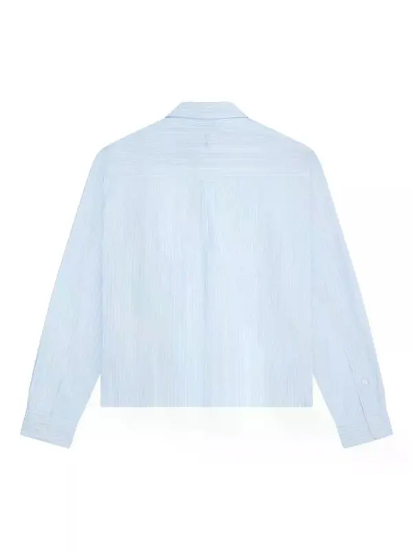ABOUT:BLANK Striped Chest-pocket Shirt