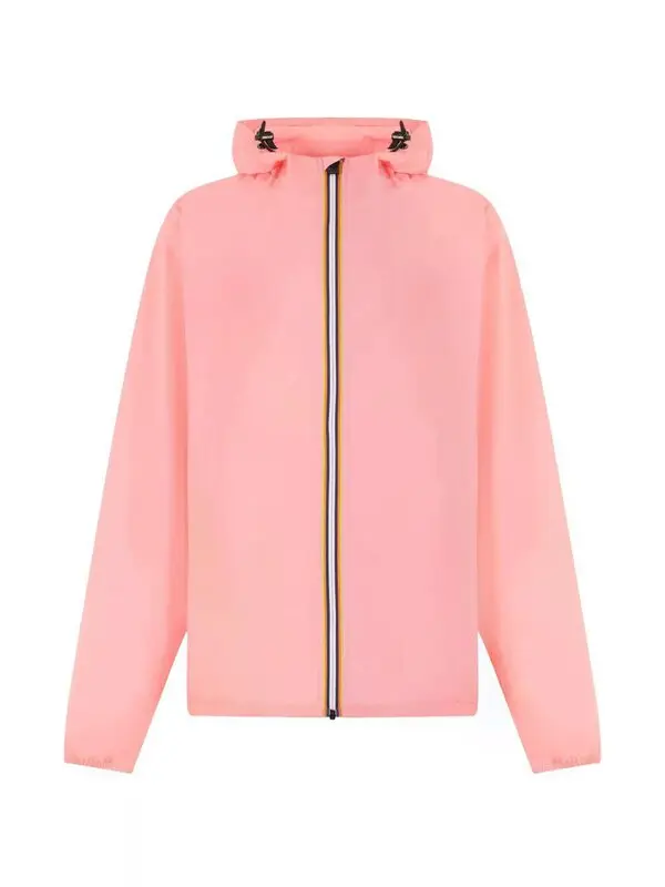 K-WAY Le Vrai 3.0 Claude Hooded Zip-up Jacket - Pink
