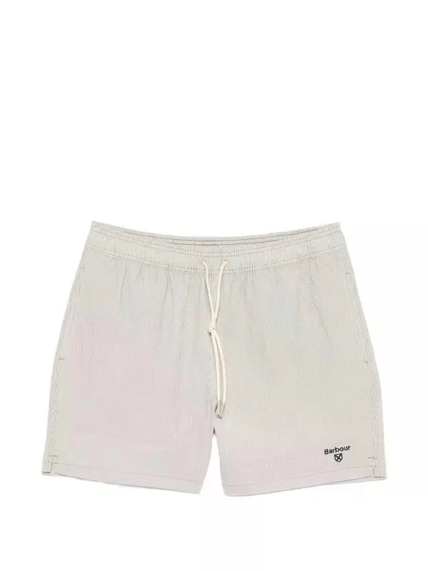 Barbour Somerset Striped Swim Shorts - Neutrals