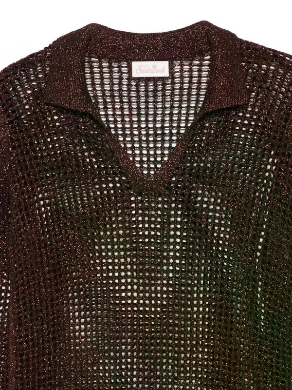 MC2 SAINT BARTH Lurex Open-knit Sweater