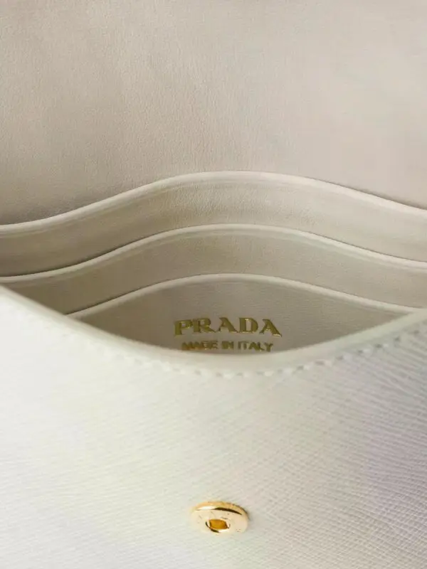 Prada Saffiano Leather Envelope Clutch