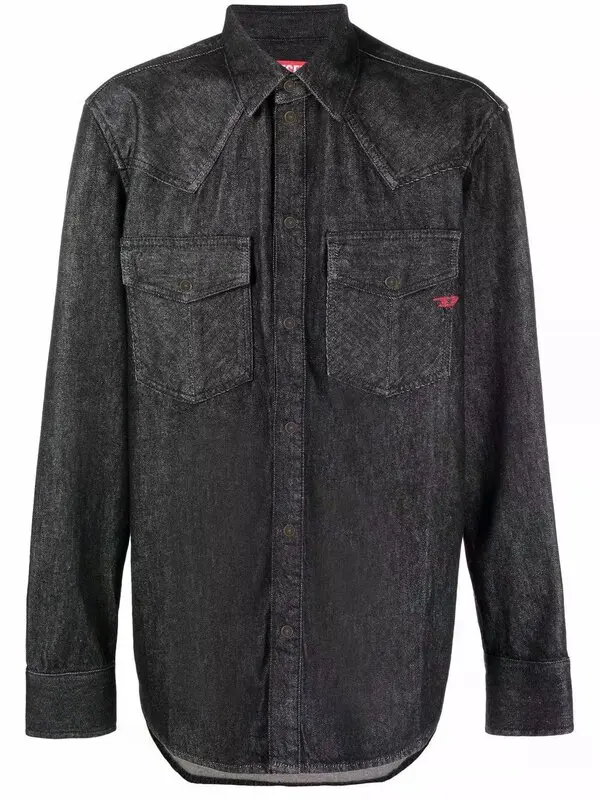 DIESEL® D-ocean Dark Denim Shirt