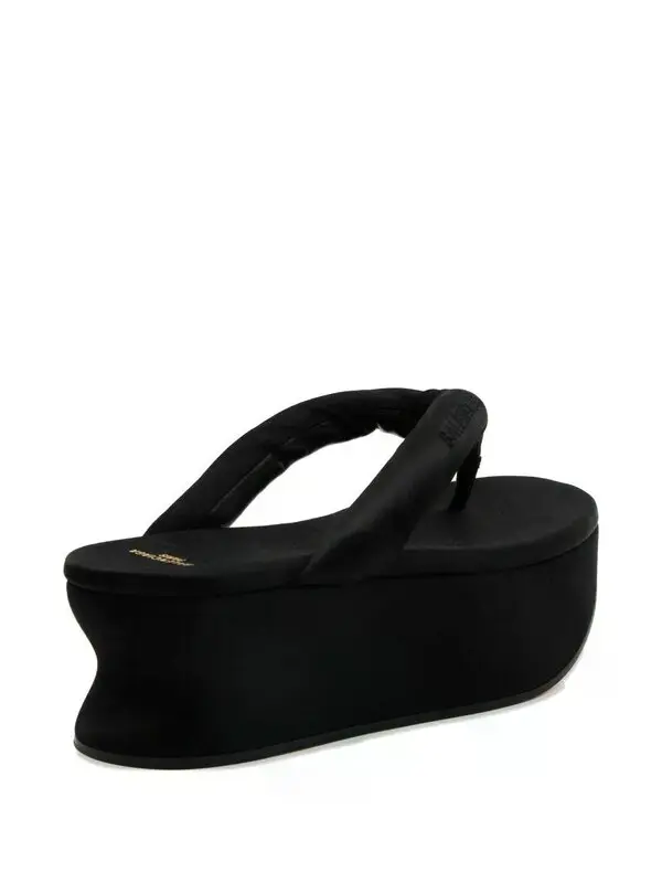 Balenciaga Logo Detail Platform Sandals