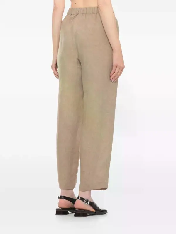 Antonelli Firenze Drawstring Waist Linen Trousers