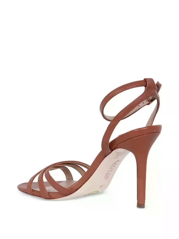 Ralph Lauren Strappy Stiletto Sandals With Ankle Strap