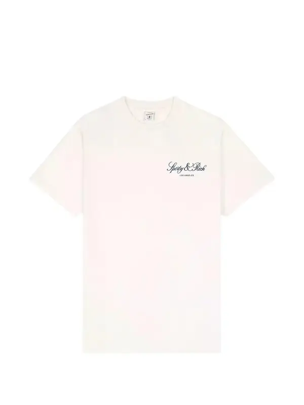 Sporty & Rich Short-sleeve Crew-neck T-shirt - Neutrals