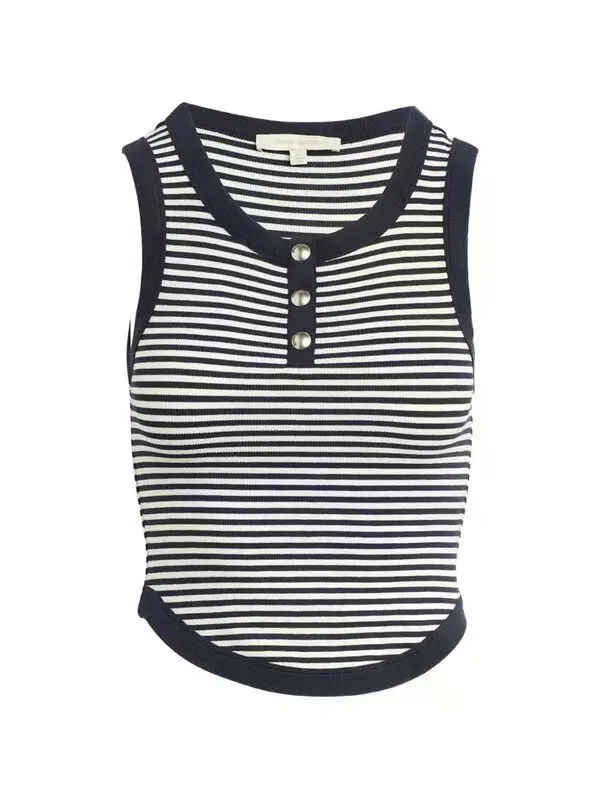 FAVORITE DAUGHTER Striped Ribbed Tank Top