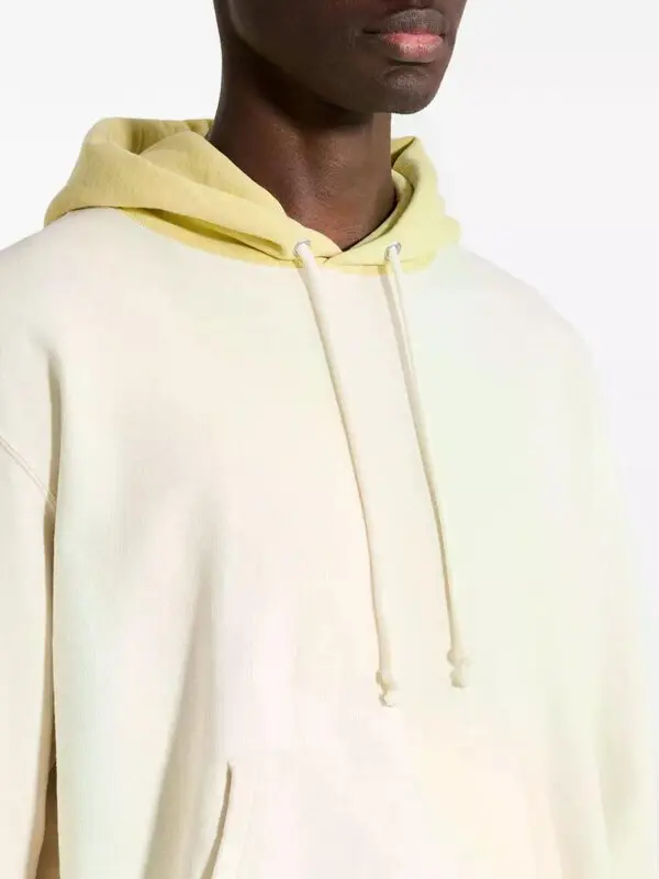 Auralee Drawstring Hood Pouch Pocket Hoodie - White
