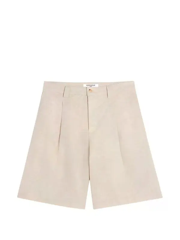 Maison Kitsuné Pleated Detail Shorts