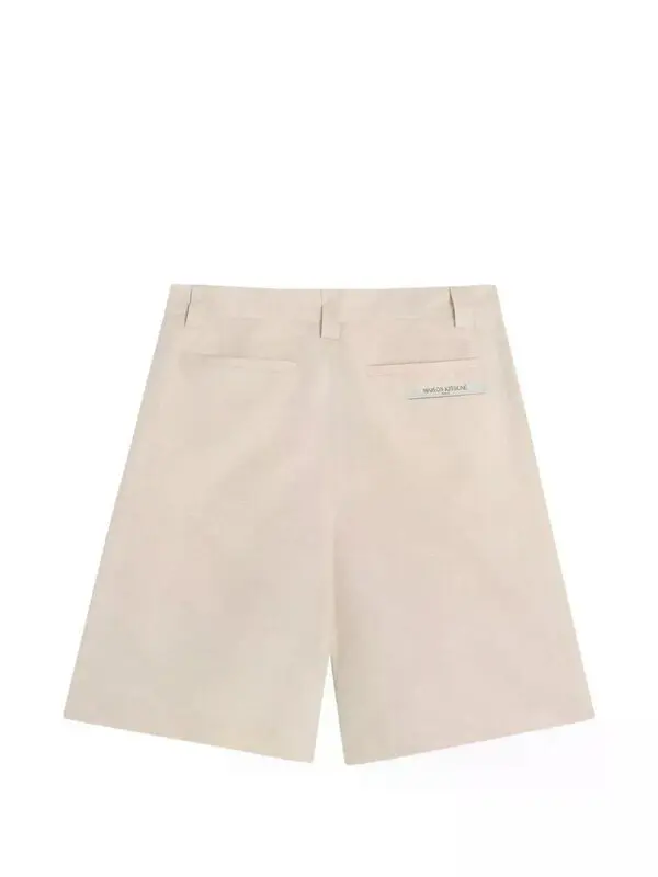 Maison Kitsuné Pleated Detail Shorts