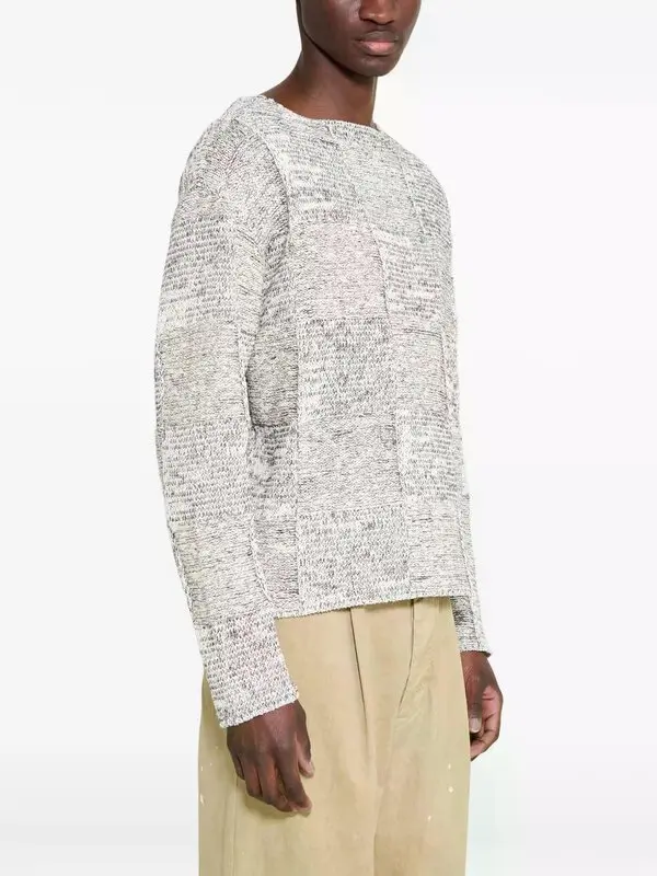 Auralee Structured Boat-neck Sweater