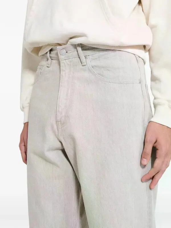 Auralee Faded Hard Twist Jeans - Grey