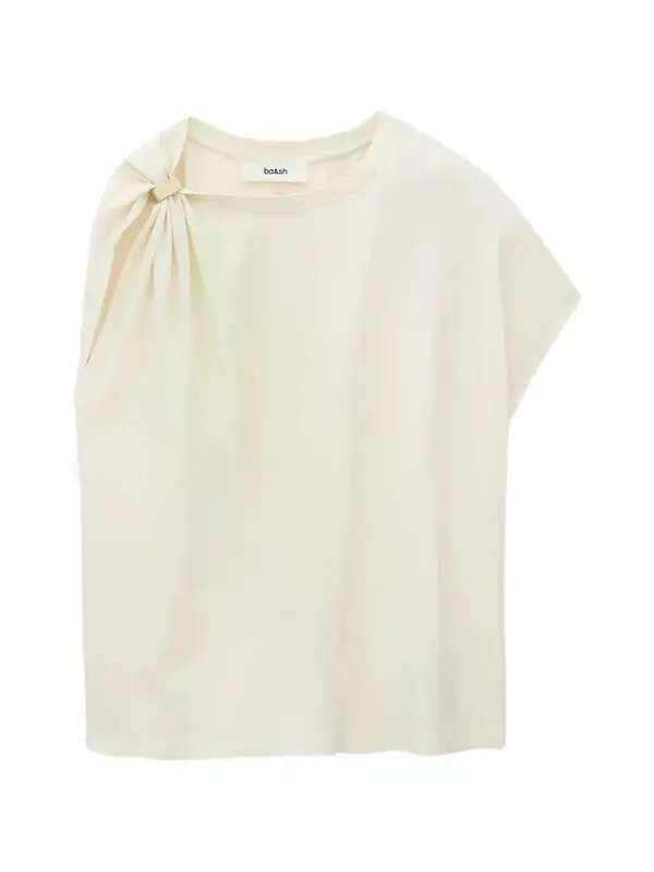 Ba&sh Allia Hardware-detail Gathered T-shirt