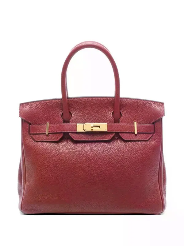 Hermès 2015 Birkin 30 Togo Handbag - Red