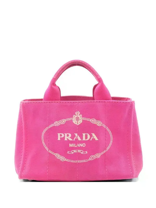 Prada Canapa Tote Bag - Pink