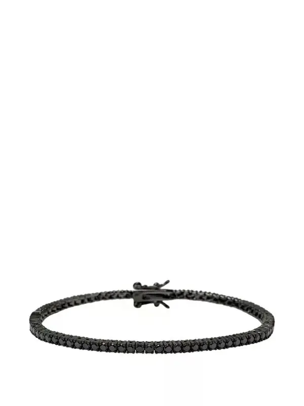 NIALAYA JEWELRY Mini Tennis Bracelet - Black