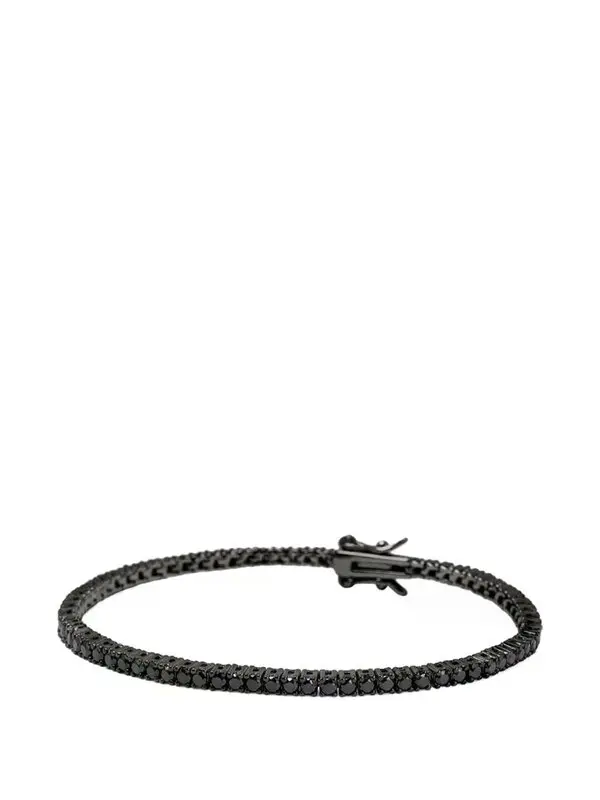 NIALAYA JEWELRY Mini Tennis Bracelet - Black