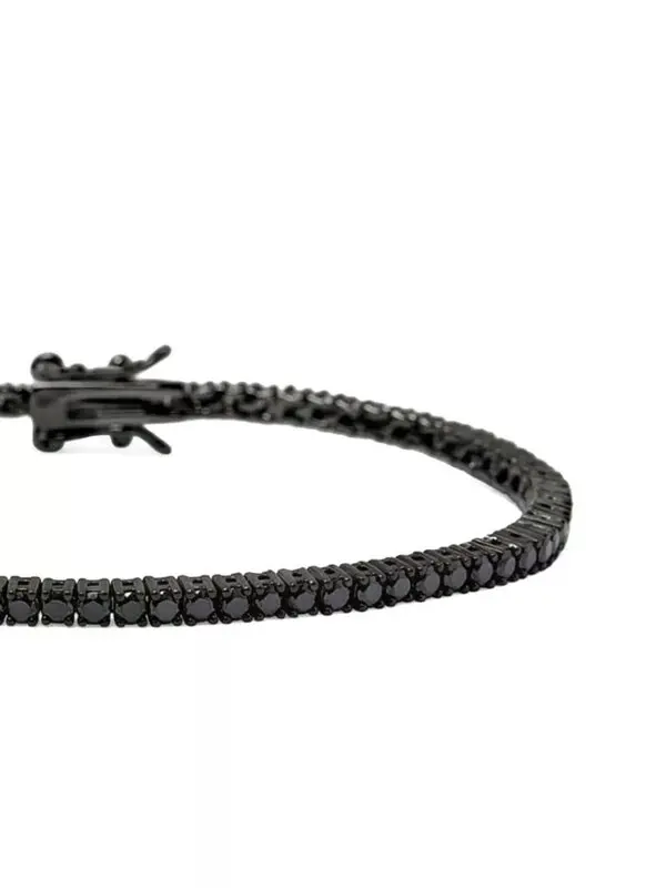 NIALAYA JEWELRY Mini Tennis Bracelet - Black