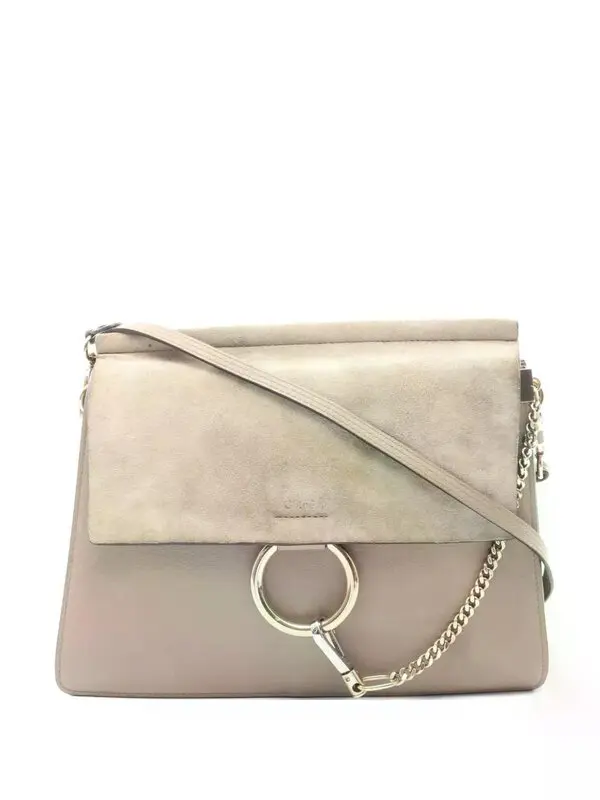 Chloé Faye Shoulder Bag - Neutrals