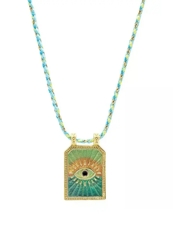 NIALAYA JEWELRY Tone Evil Eye Pendant Necklace - Gold