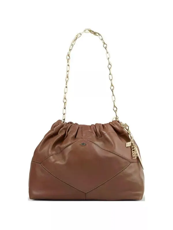 Ba&sh Ruched-detail Chain-link Tote Bag - Brown
