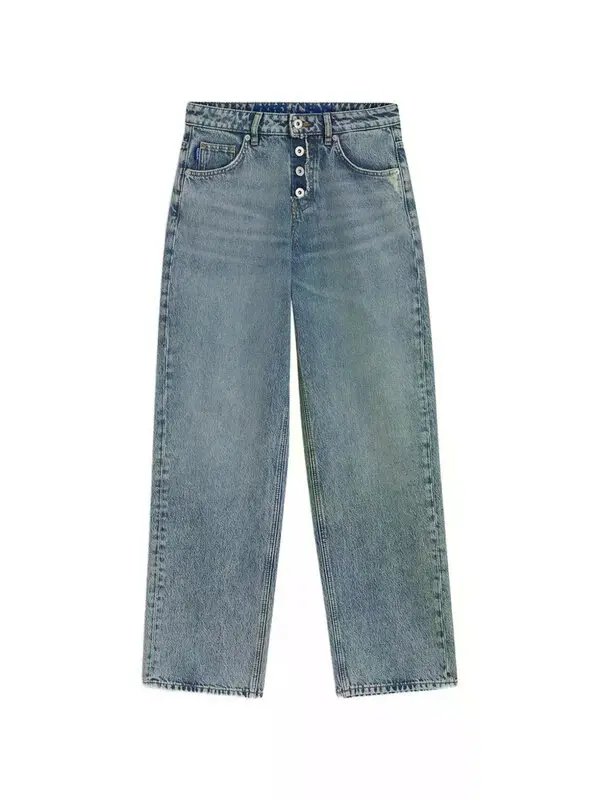 Hugo Button-fly Faded Jeans