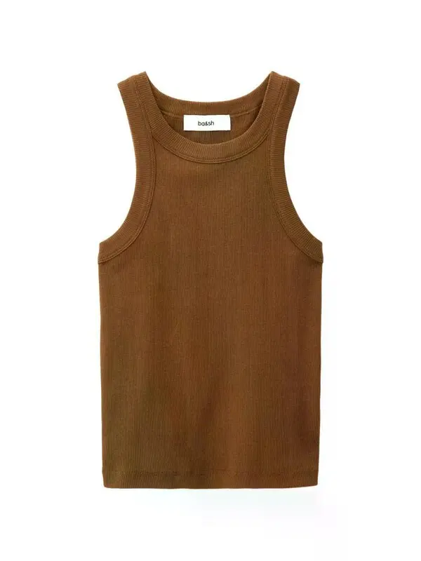 Ba&sh Ribbed-knit Racerback Top