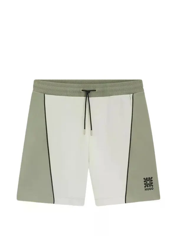 Hugo Panelled Logo-print Track Shorts