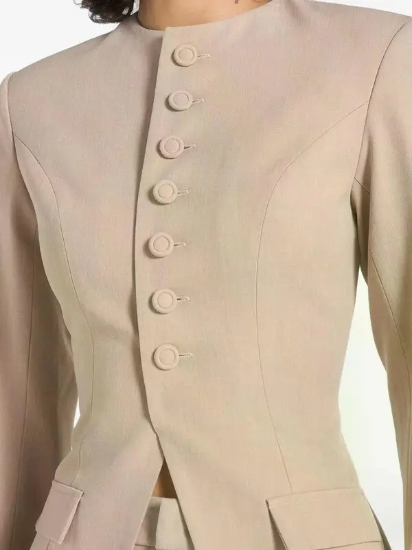 Manière De Voir Maniere De Voir Harper Detachable Collar Top - Neutrals
