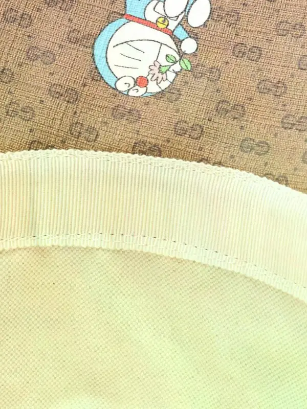 Gucci X Doraemon Gg Bucket Hat - Brown