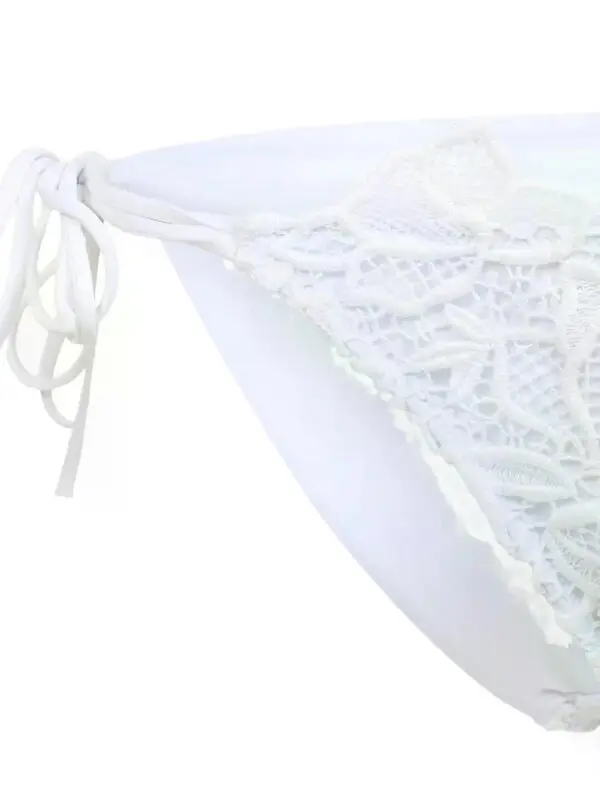 Ermanno Scervino Lace Trimmed Triangle Bikini