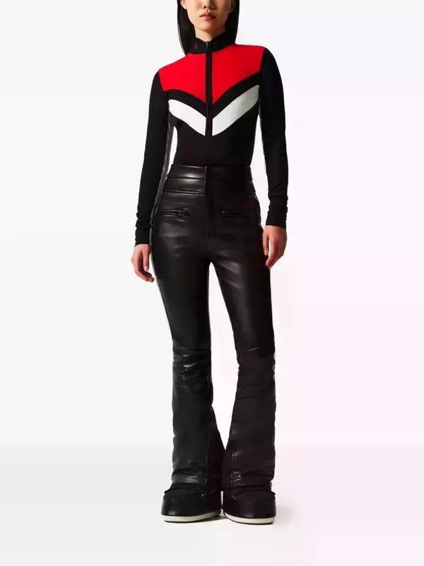 Perfect Moment High-waisted Aurora Flared Ski Trousers - Black