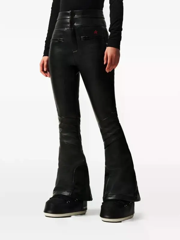 Perfect Moment High-waisted Aurora Flared Ski Trousers - Black