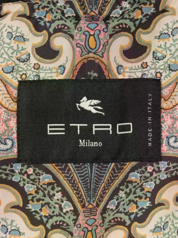 Etro Quilted Zip-up Jacket