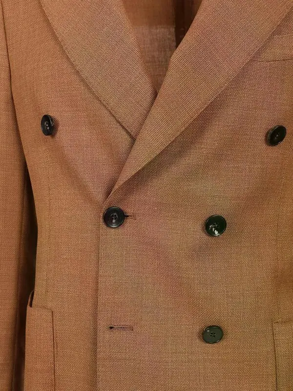 GUARINUCCI Double-breasted Wool Blazer